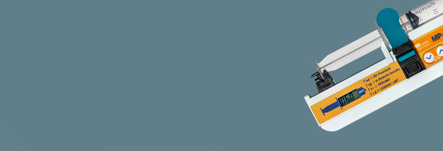 Micropump™ MP mlh+ Syringe Driver - Inspiration Healthcare