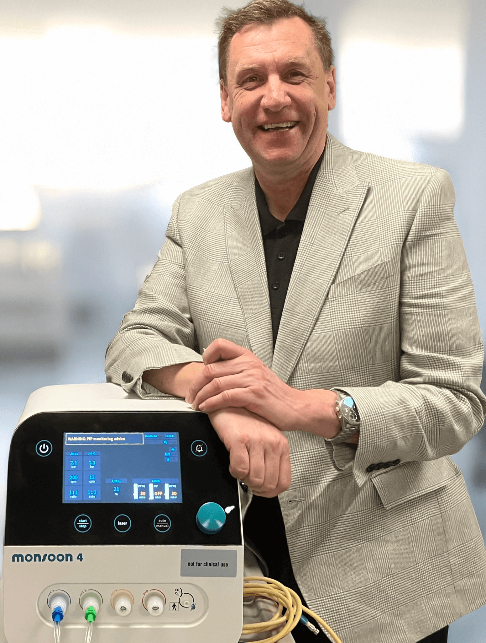 Monsoon 4 High-Frequency Jet Ventilator - Inspiration Healthcare